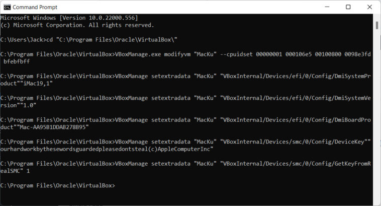Command to Install Mac OS on VirtualBox - WareData | Tech enthusiast