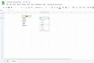 How to Create a Dropdown in Google Sheets - WareData | Tech enthusiast