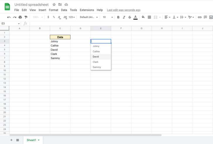 How to Create a Dropdown in Google Sheets - WareData | Tech enthusiast