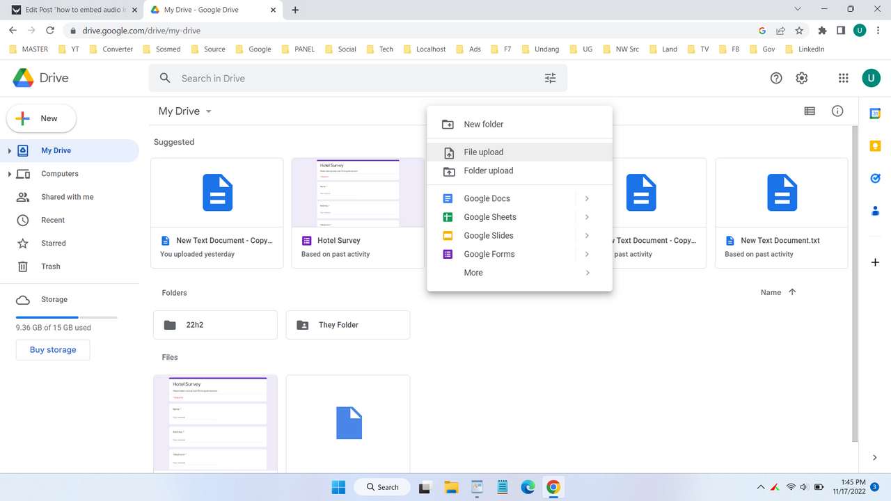 How to Embed Audio in Google Drive - WareData | Tech enthusiast