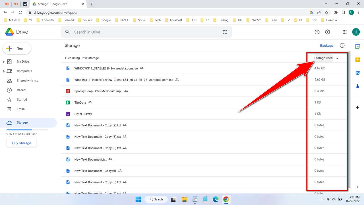 How to Find Large Files in Google Drive - WareData | Tech enthusiast