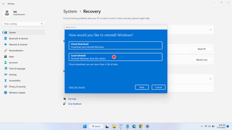 How to Reset Windows 11 - WareData | Tech enthusiast