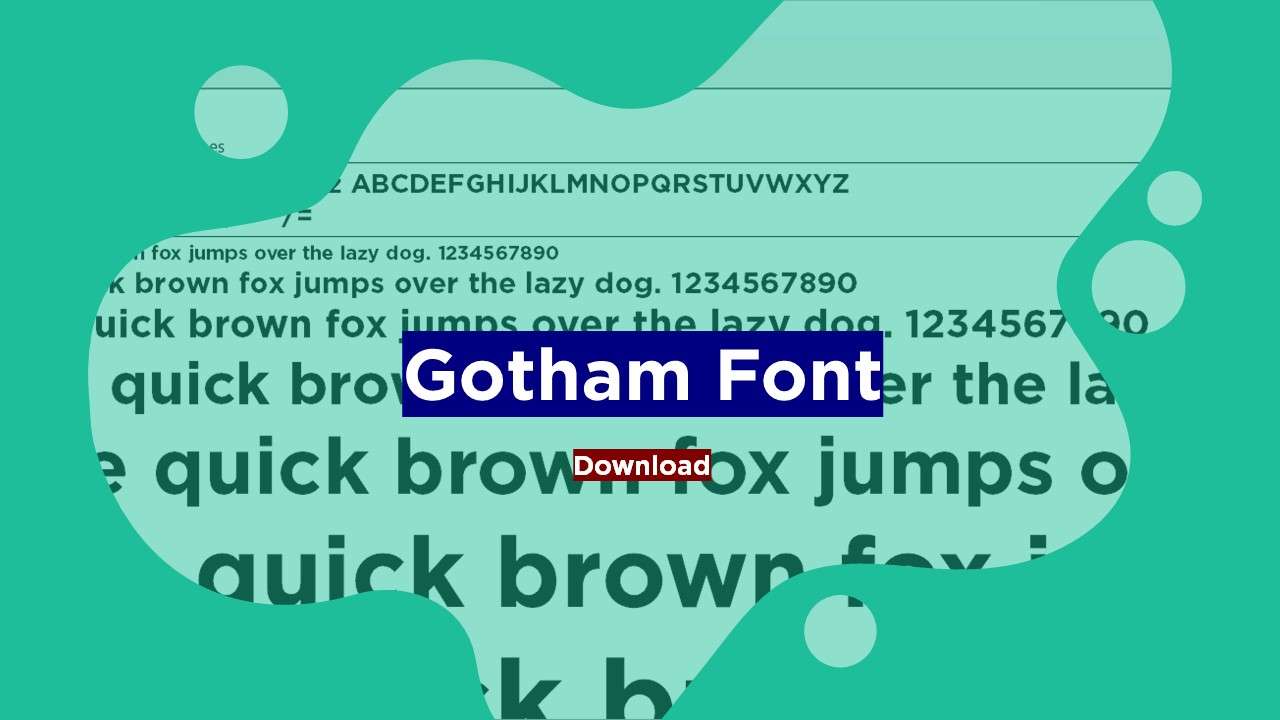 Gotham Font Download Adobe - WareData | Tech enthusiast