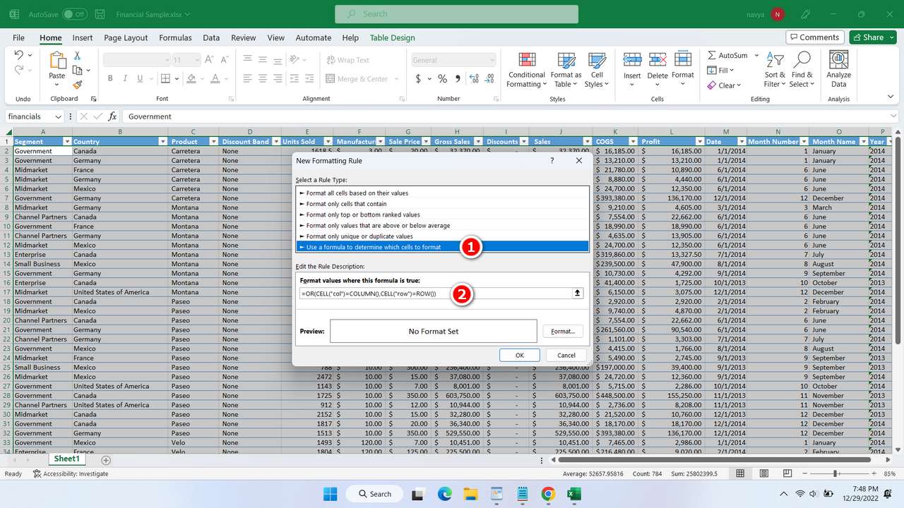 How to Auto Highlight on The Active Cell in Microsoft Excel - WareData ...