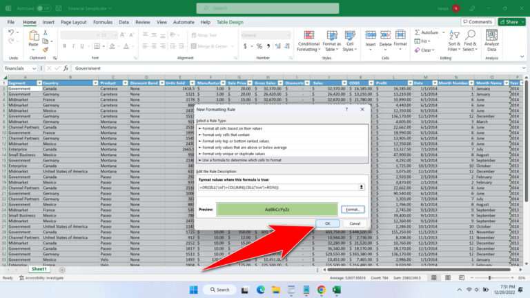 How to Auto Highlight on The Active Cell in Microsoft Excel - WareData ...