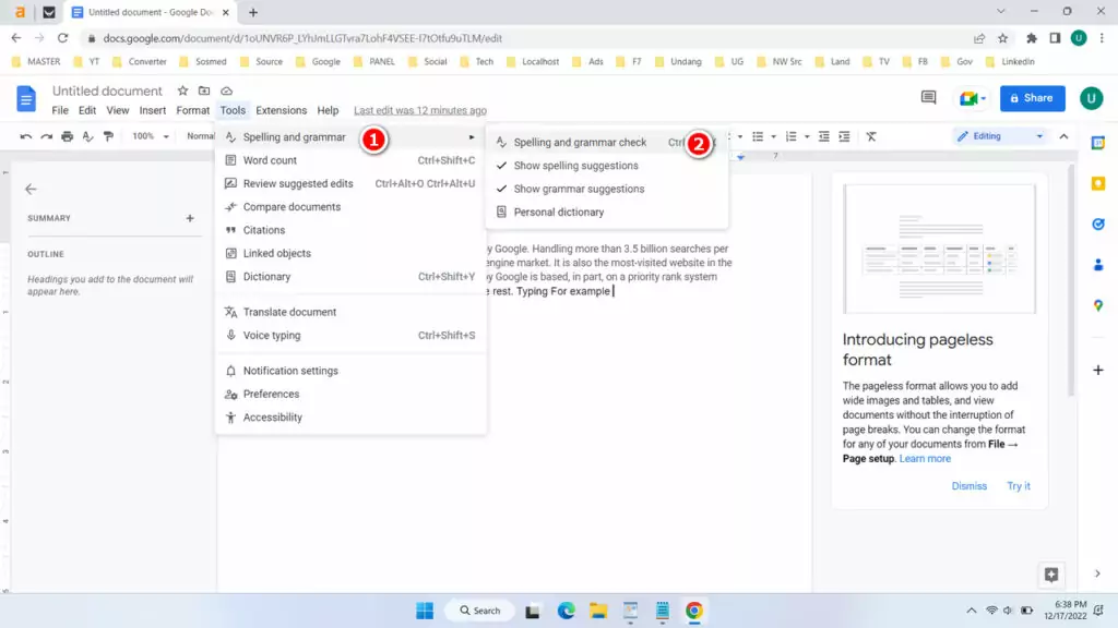 How to Put Autocorrect on Google Docs - WareData | Tech enthusiast