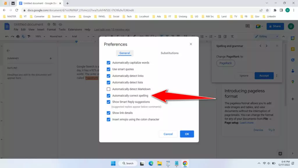How to Put Autocorrect on Google Docs - WareData | Tech enthusiast