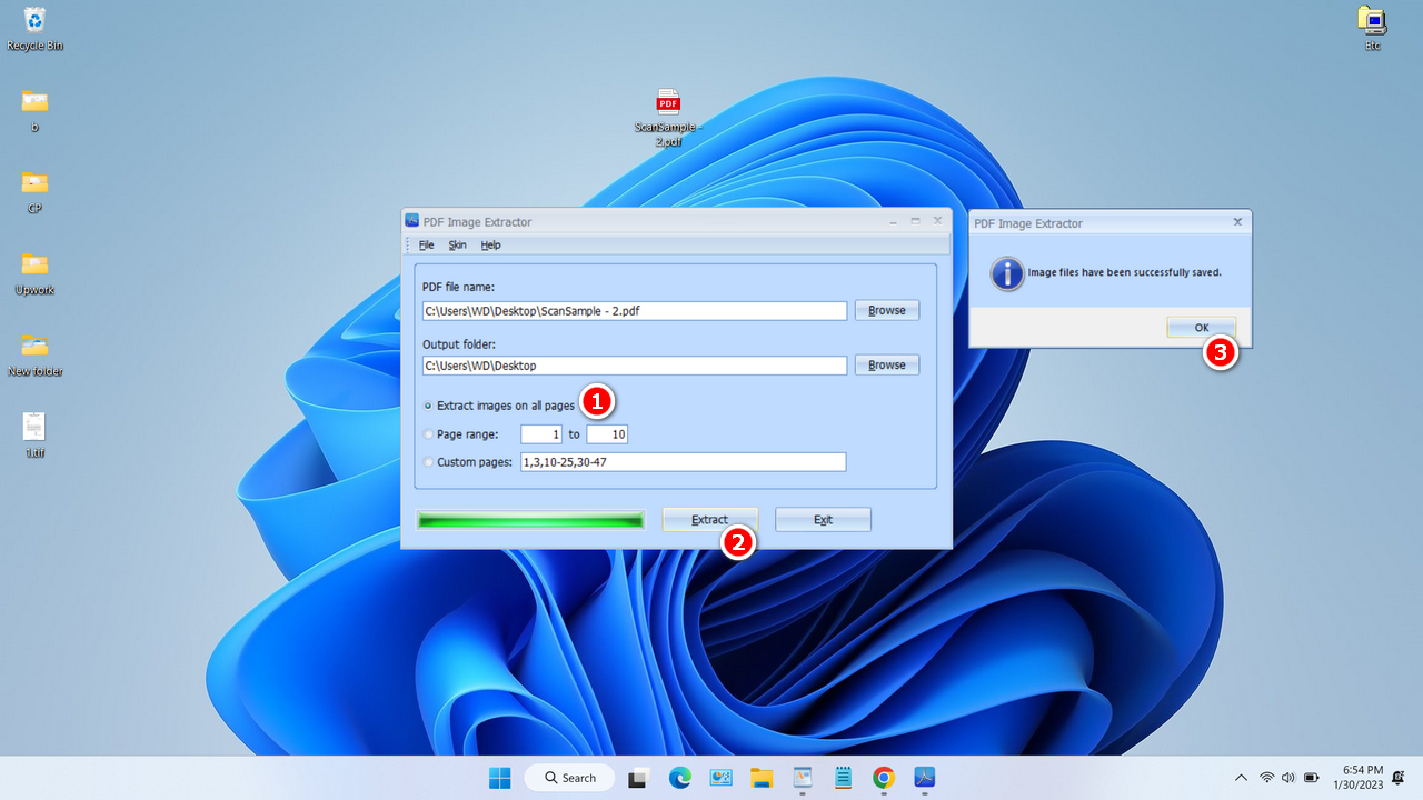 PDF Image Extractor Software for Windows - WareData | Tech enthusiast