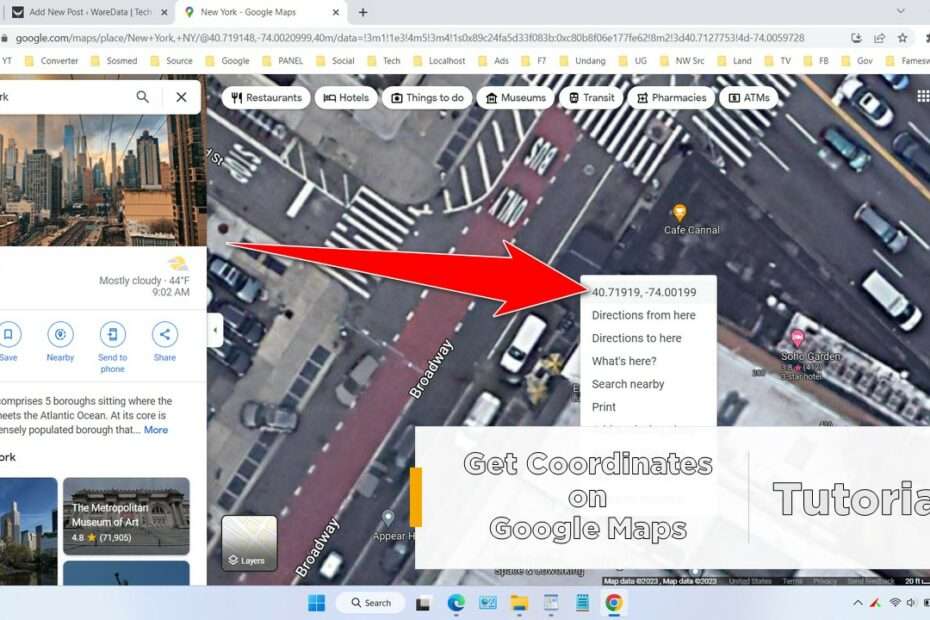 Maps Coordinates WareData Tech Enthusiast