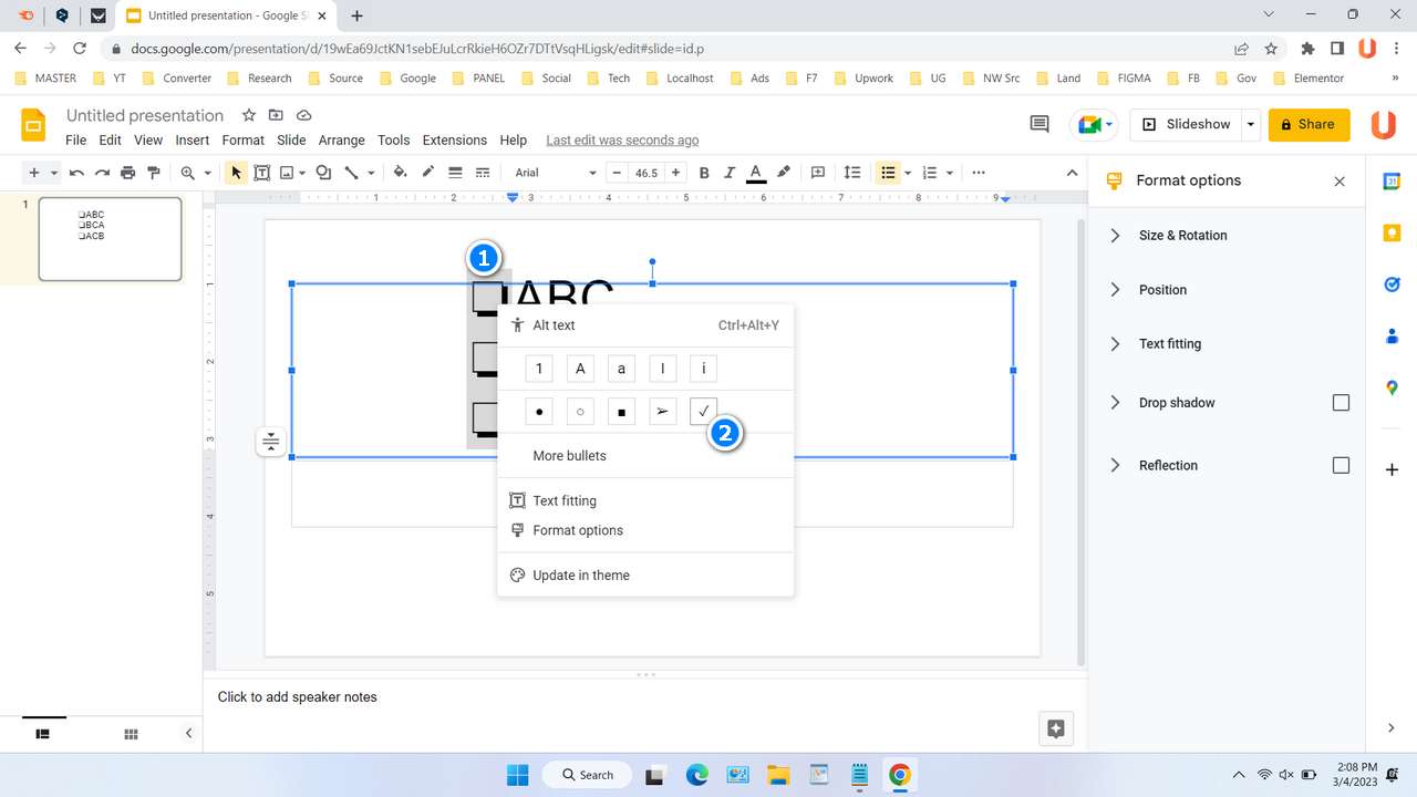 How to Make Checkboxes in Google Slides - WareData | Tech enthusiast