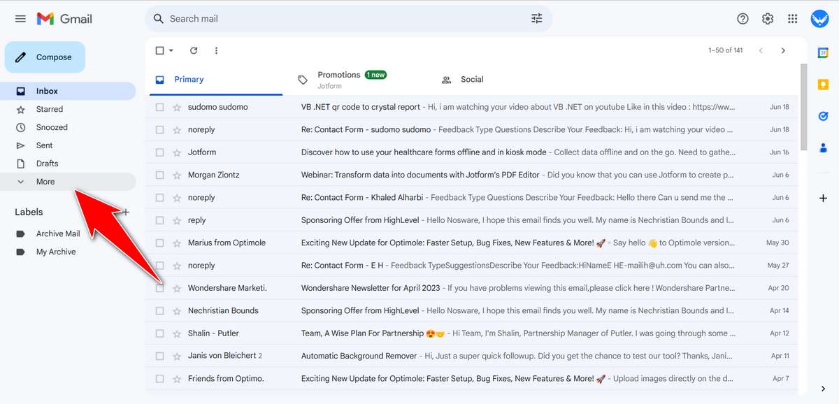 How to Access Archive Gmail - WareData | Tech enthusiast