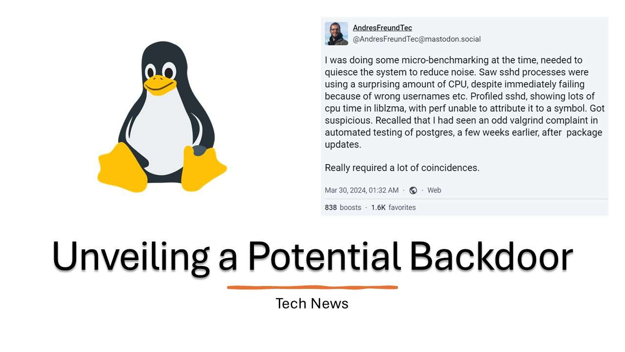 Unveiling a Potential Backdoor: Linux Vulnerability Found in Common ...