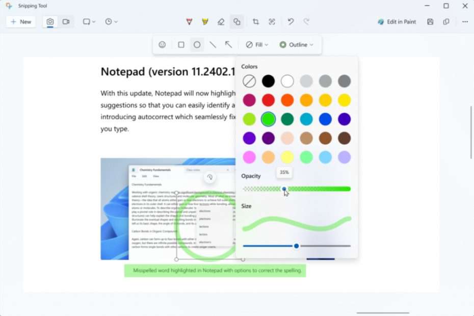 Snipping Tool Support for Emoji and QR Code Scanning - WareData | Tech ...