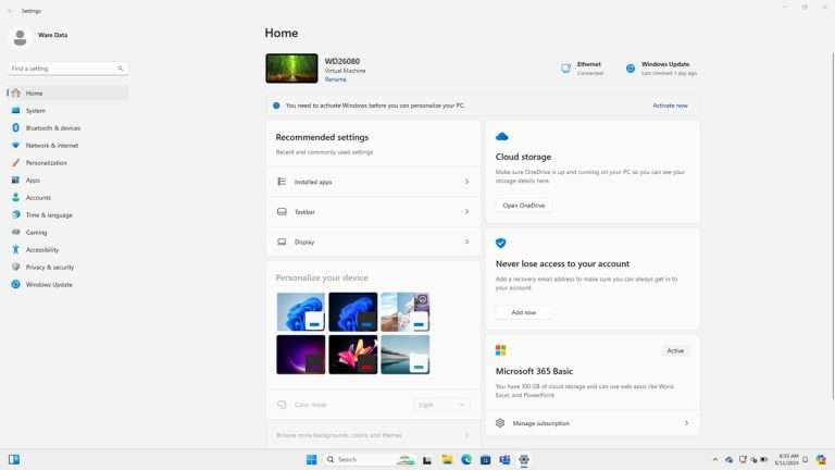 Unactivated Windows 11 to Limit Edge Customization Options - WareData ...