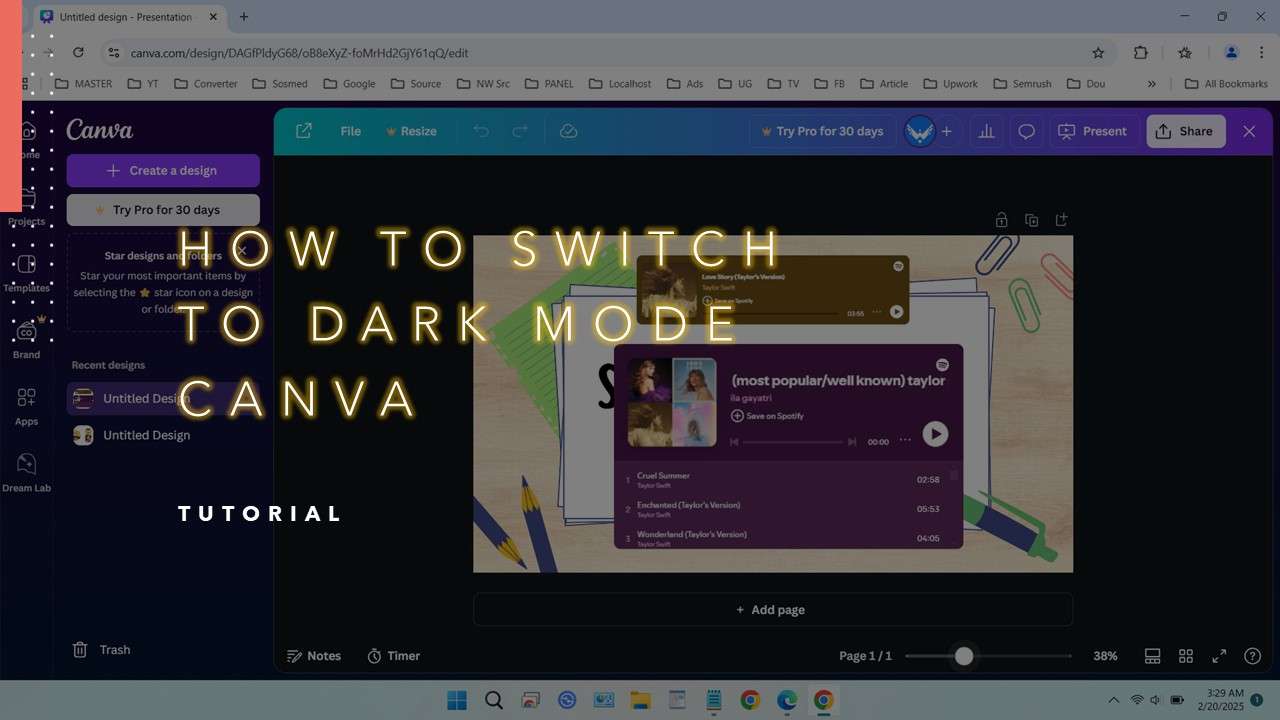 How to switch to dark mode Canva - WareData | Tech enthusiast