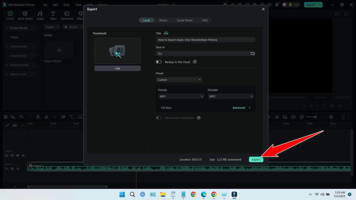 How to Save Audio Only Wondershare Filmora - WareData | Tech enthusiast