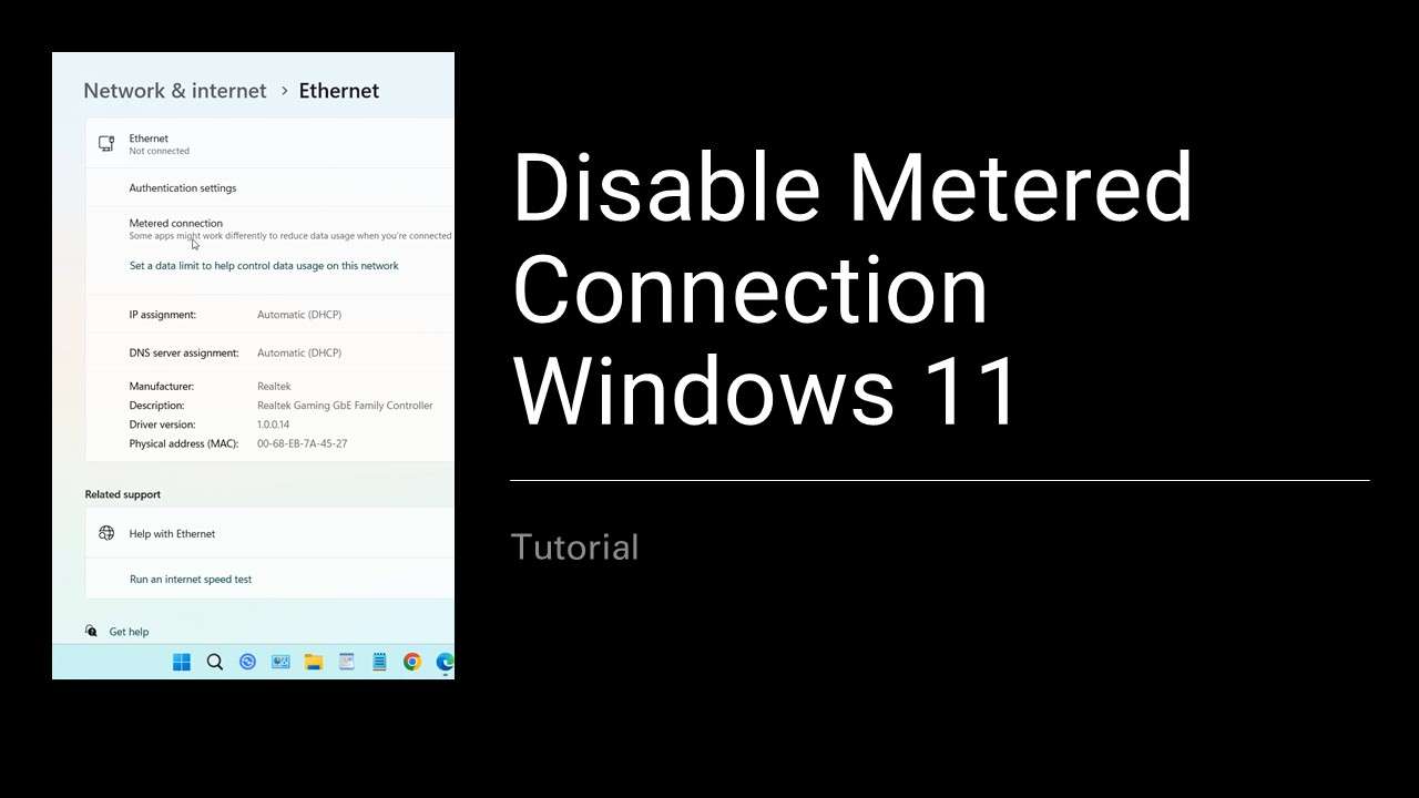 How to Disable Metered Connection Windows 11 - WareData | Tech enthusiast