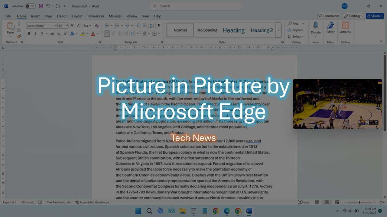 New! Picture-in-Picture: Very Useful from Edge Browser - WareData | Tech enthusiast