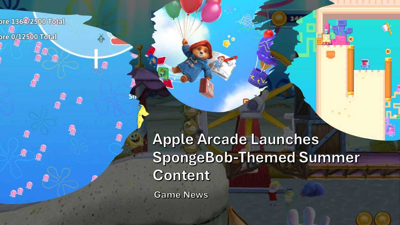 Apple Arcade Launches SpongeBob-Themed Summer Content