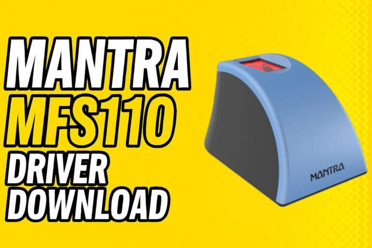 Mantra MFS110 Driver Download