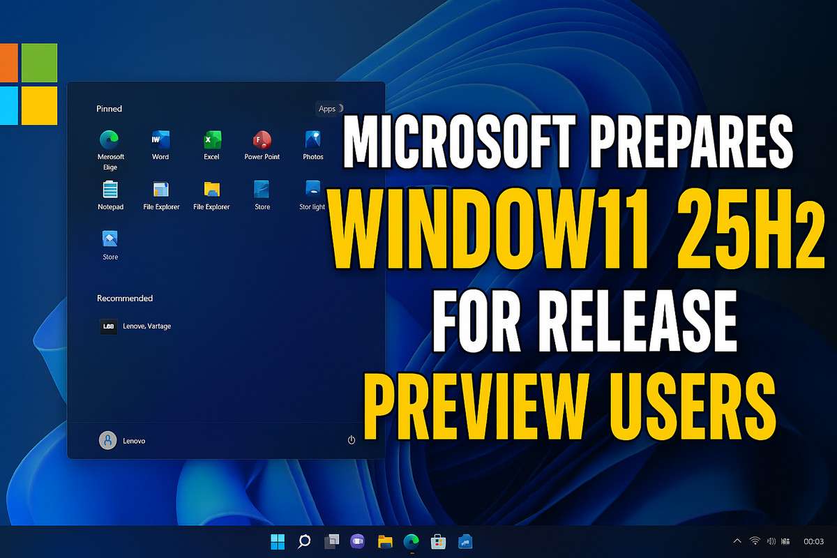 Microsoft Prepares Windows 11 25H2 for Release Preview Users