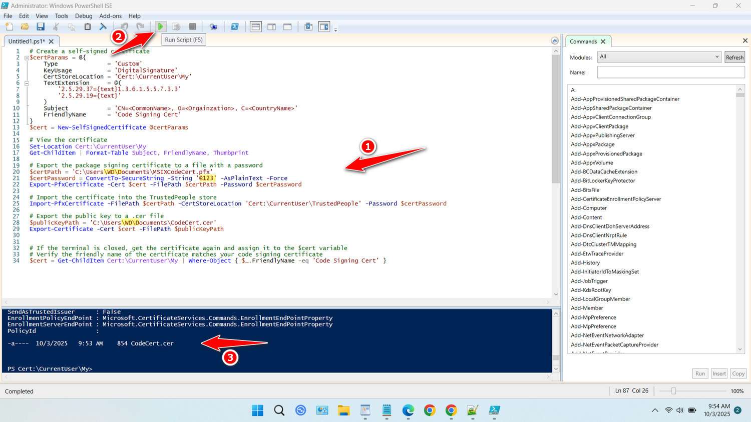 How to Create Self Signed Certificate in Windows 11