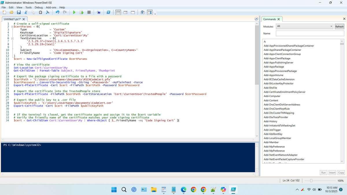 How to Create Self Signed Certificate in Windows 11