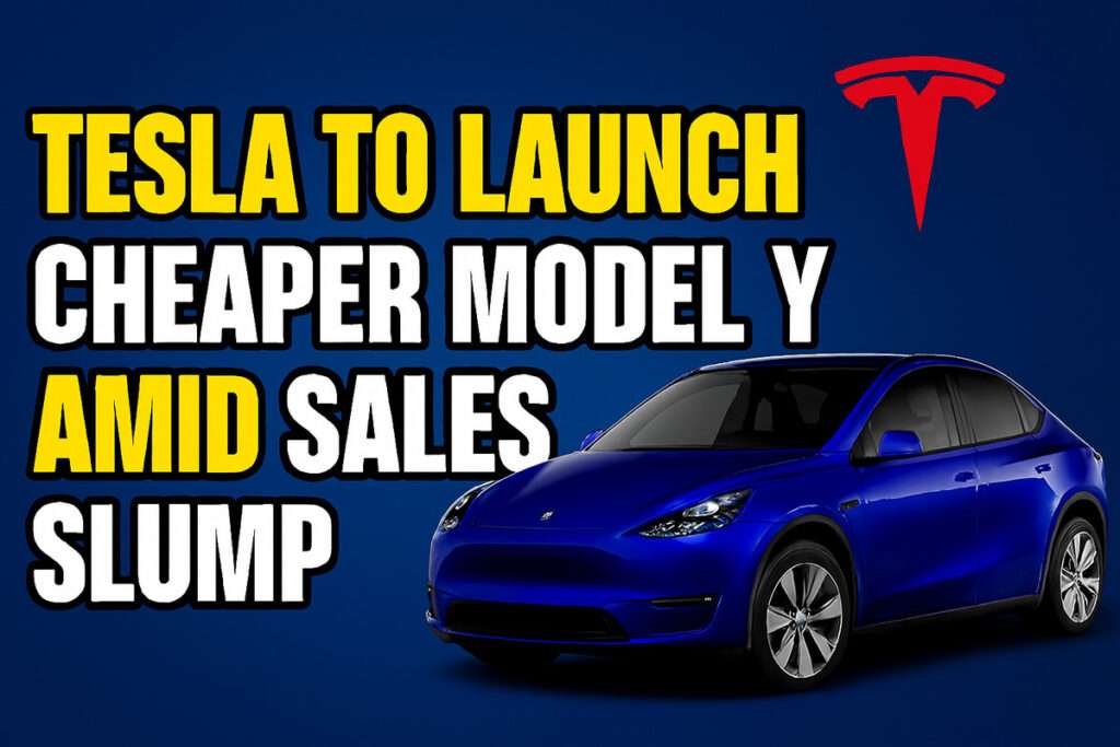 Tesla to Launch Cheaper Model Y Amid Sales Slump