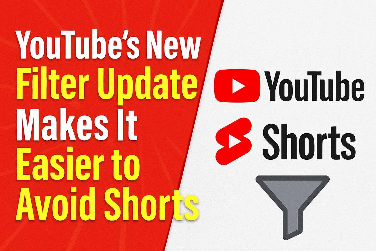 YouTube’s New Filter Update Makes It Easier to Avoid Shorts - WareData ...