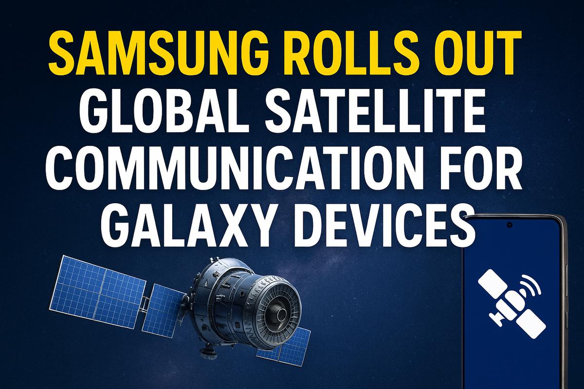 Samsung Rolls Out Global Satellite Communication for Galaxy Devices ...