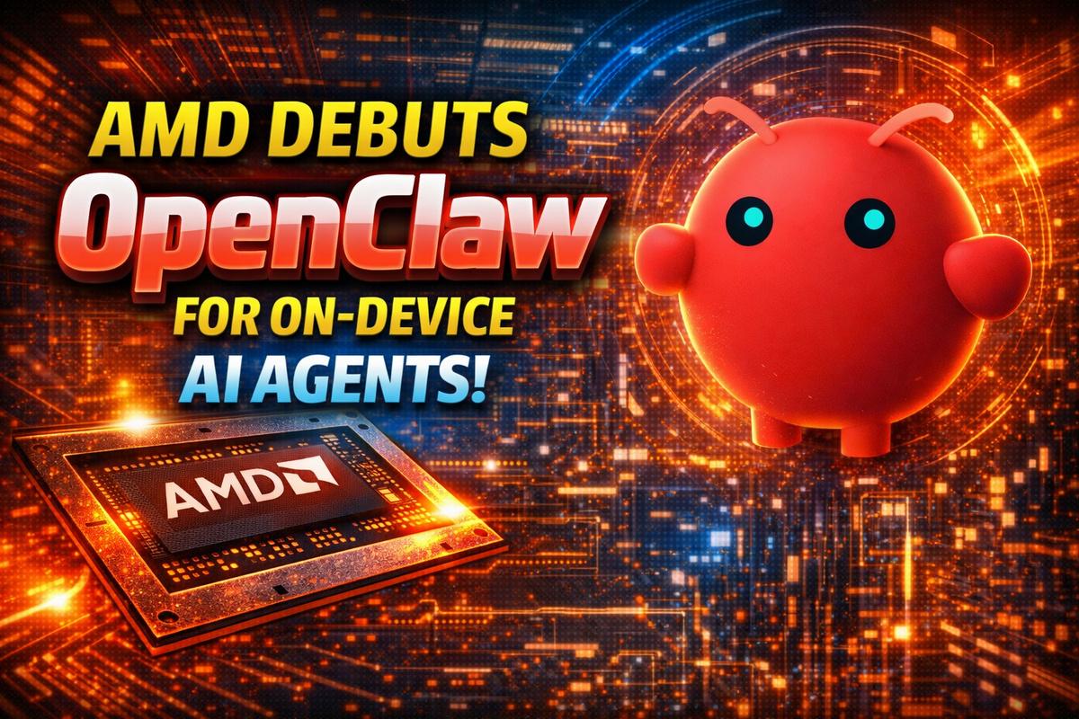 AMD Debuts OpenClaw for On-Device AI Agents - WareData | Tech enthusiast